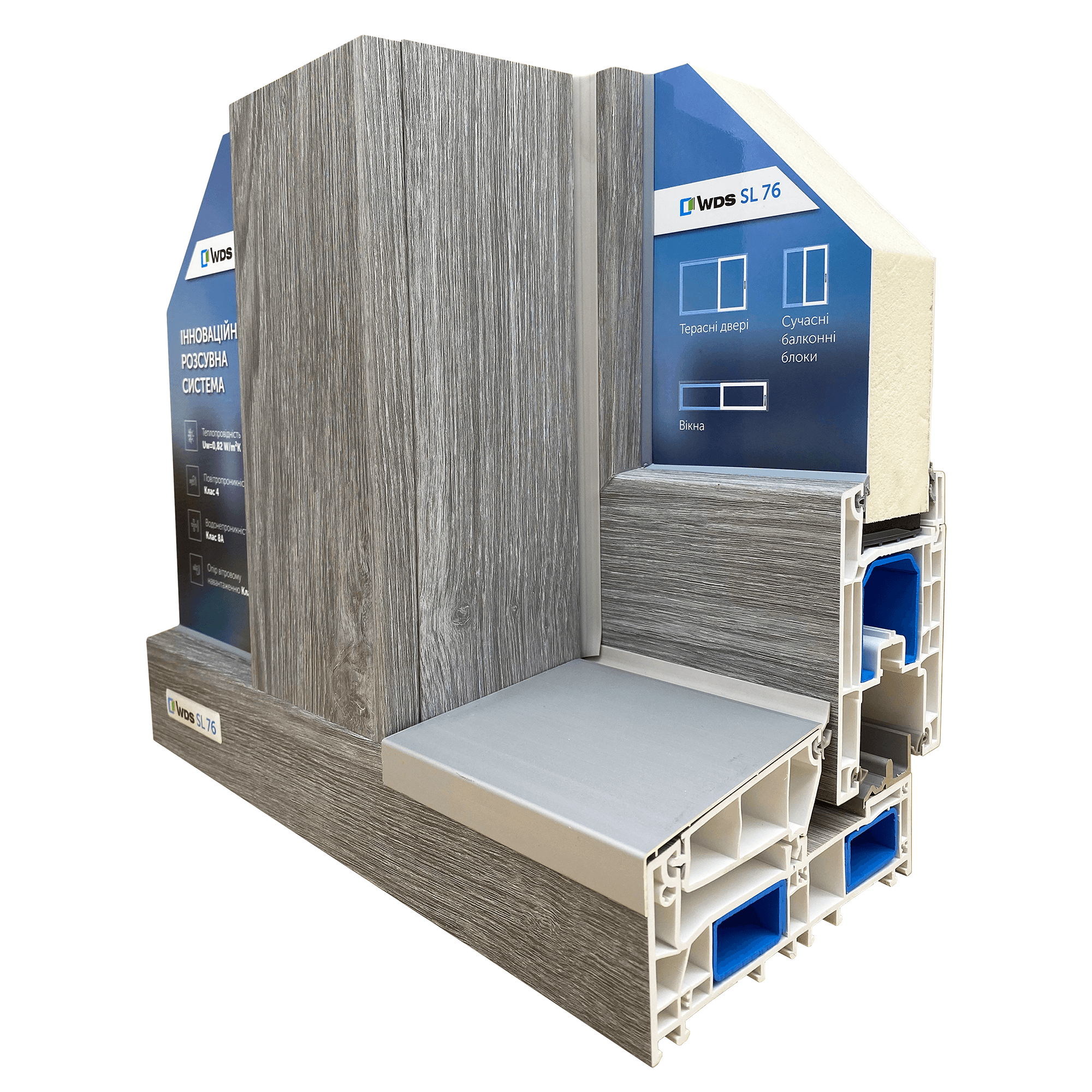 Кутик WDS SL 76 (двобіч. лам.) — Купить